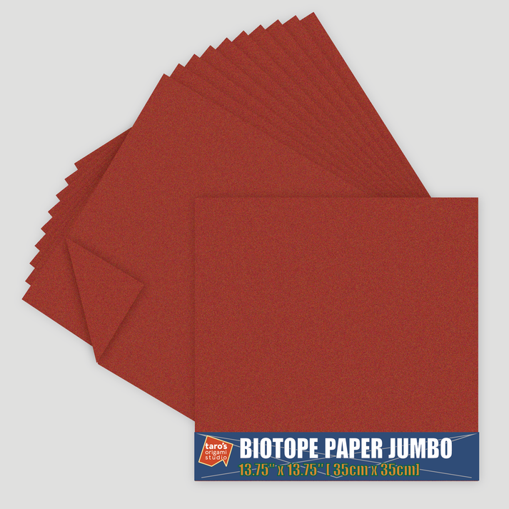 [Taro's Origami Studio] Biotope Jumbo 13.75 Inch / 35cm Single Color ...