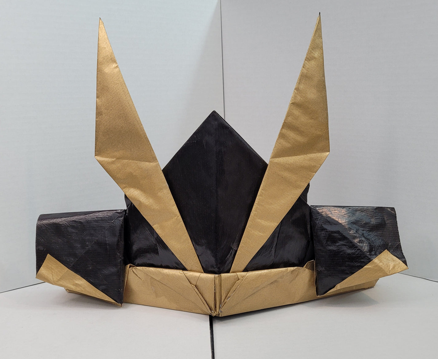 Completed Origami Samurai Helmet – Taro's Origami Studio Store