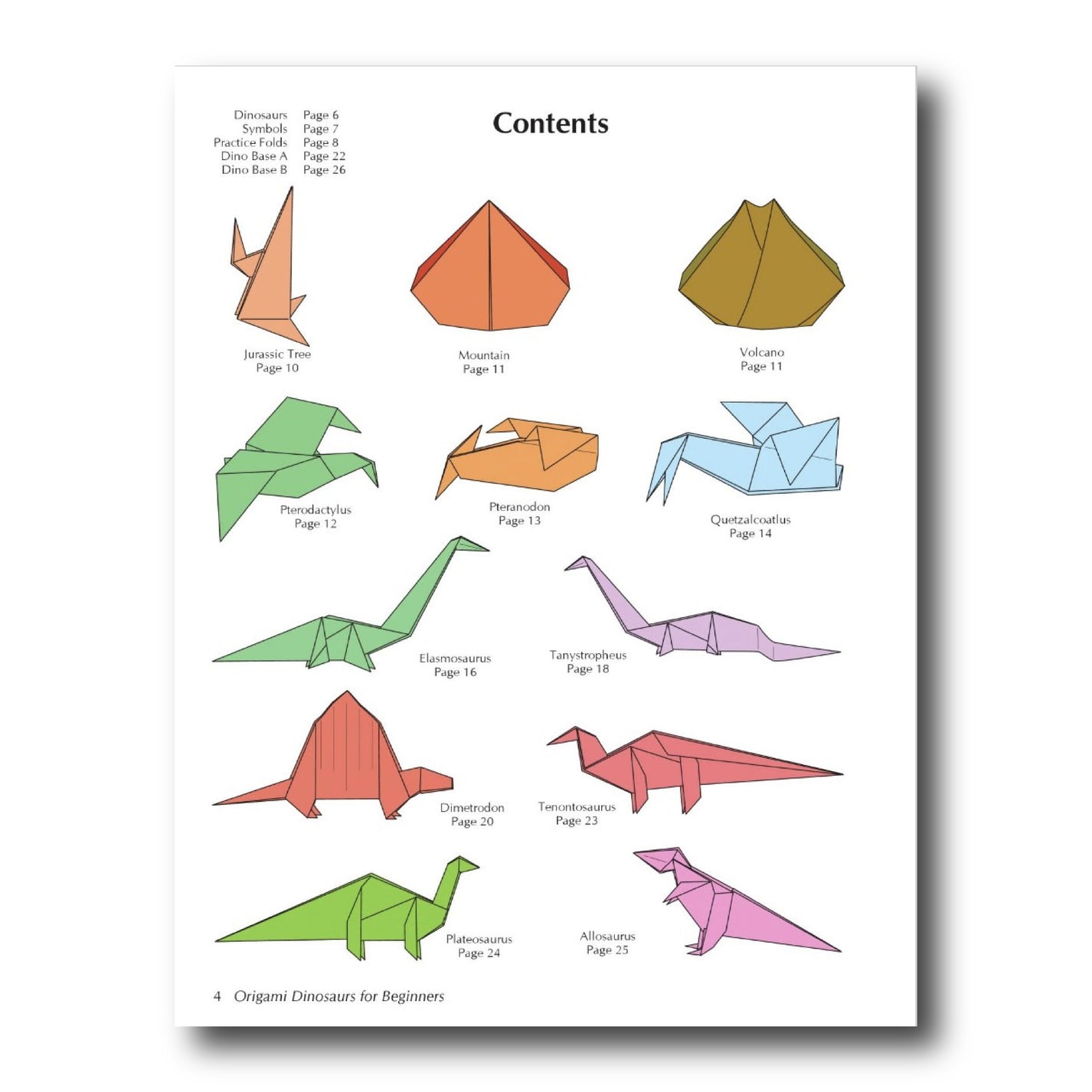 Origami Dinosaurs for Beginners – Taro's Origami Studio Store