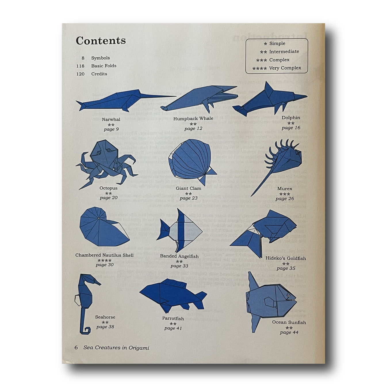 Sea Creatures in Origami – Taro's Origami Studio Store