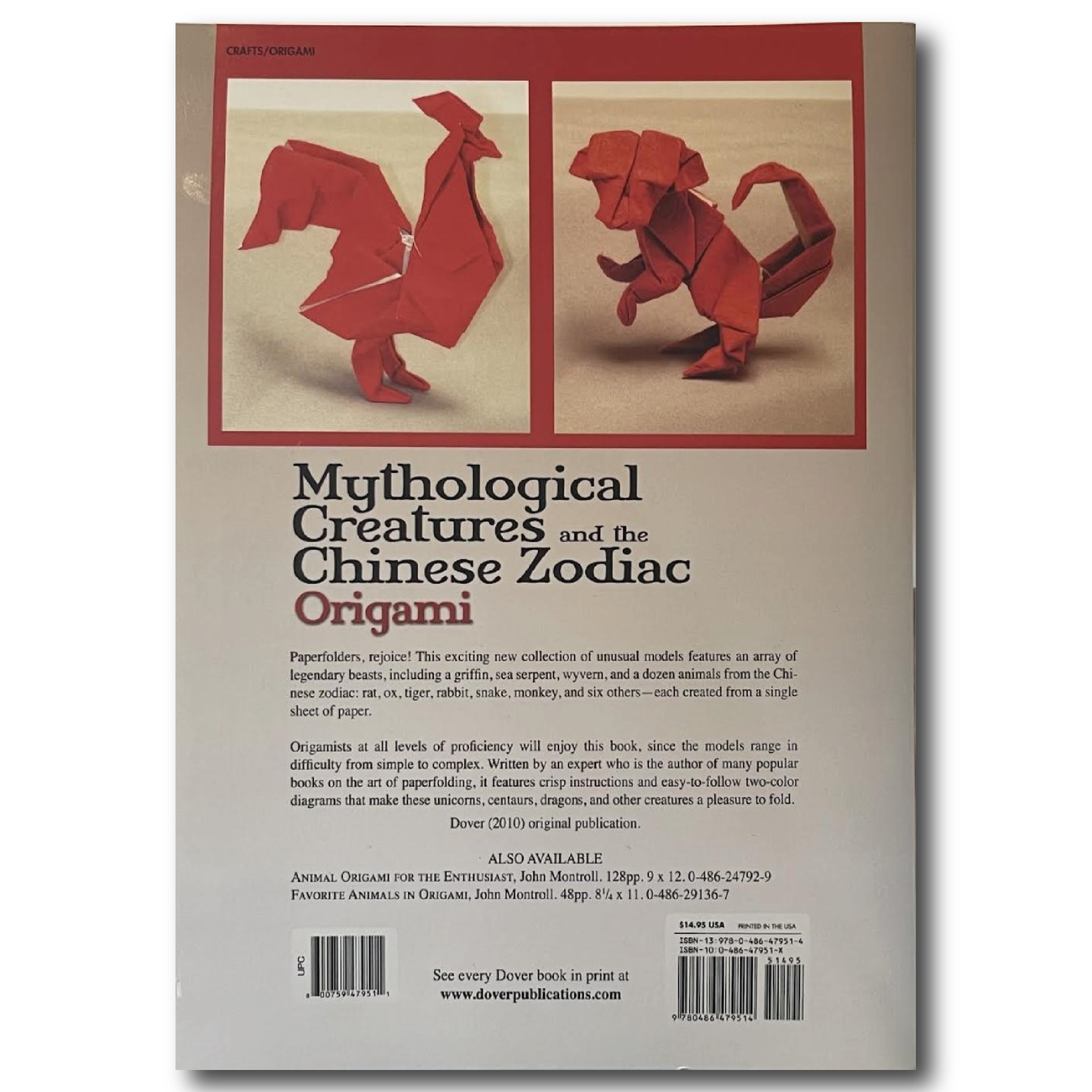 Mythological Creatures and the Chinese Zodiac Origami – Taro's Origami ...